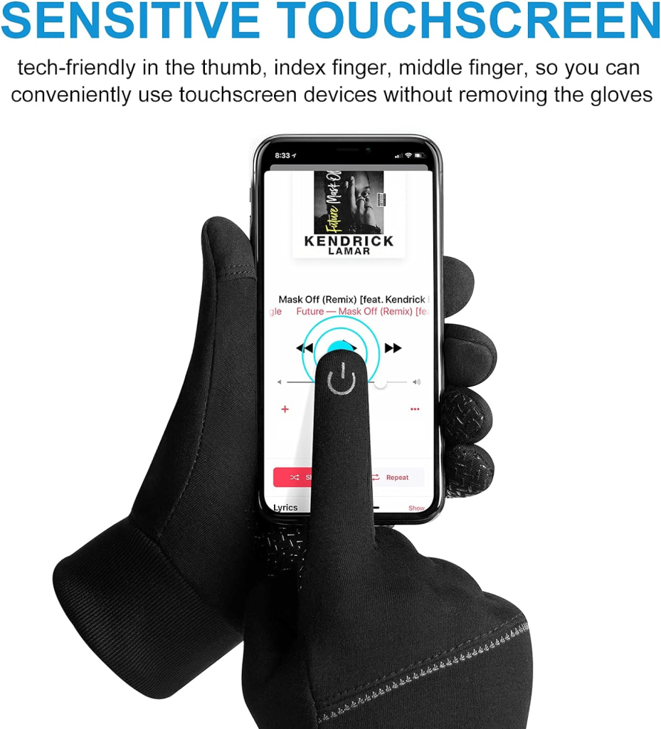 Thermal Touch Screen Winter Running Gloves Unisex